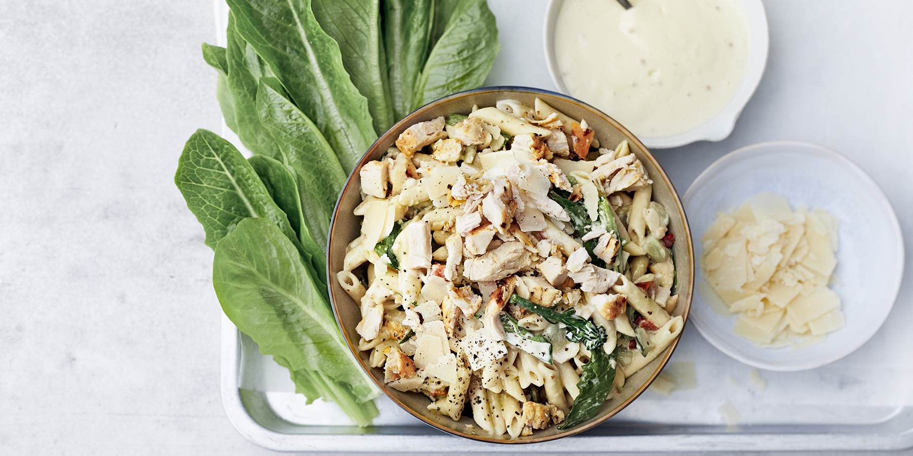 Broiler-pasta Caesarsalaatti - Saarioinen - Ammattilaiset